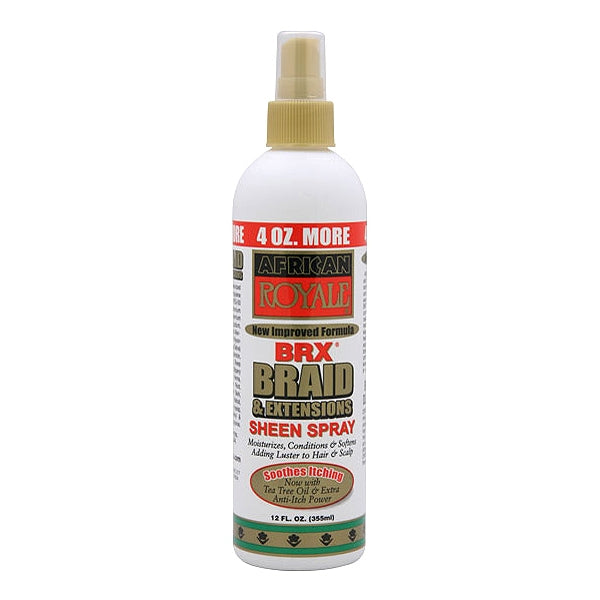 African Royale® BRX Braid & Extensions Sheen Spray (12 oz.) – ATLANTA ...