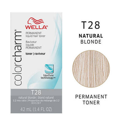 WELLA® Color Charm Toner T28 Natural Blonde (1.4 oz) – ATLANTA BEAUTY ...
