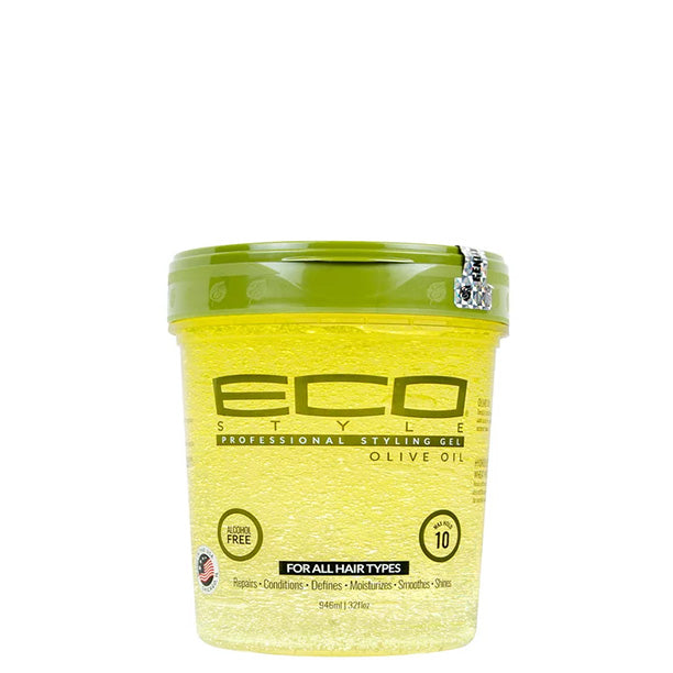 ECO Style® Style Moisturizing & Shine Enhancing Jar Hair Styling Gel w ...
