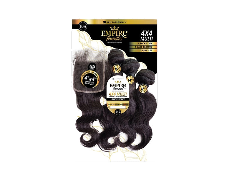 Sensationnel Collection® Empire Bundles 4x4 Multi Pack Body Wave ...