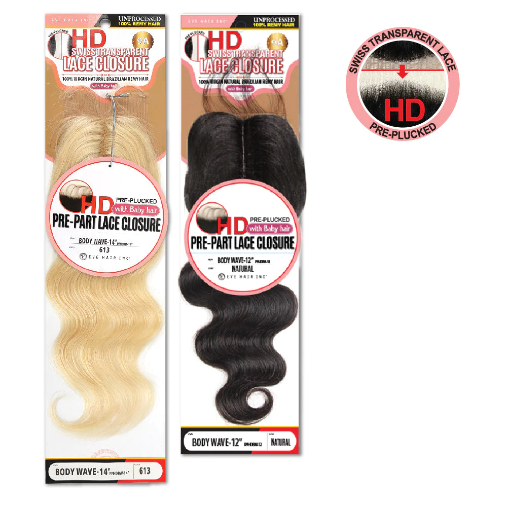 Eve Hair Inc® 4x5 Pre-part HD Swiss Lace Closure – ATLANTA BEAUTY DEPOT II